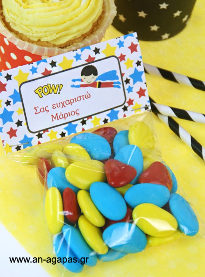 Bag Toppers Super Boy - An-agapas