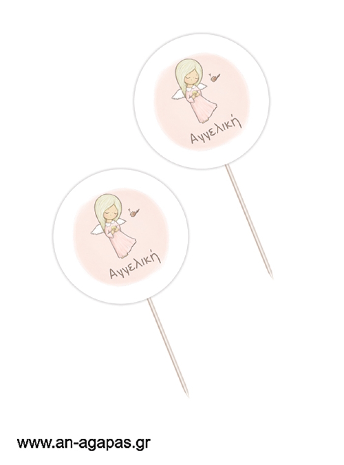Cupcake Toppers Little Angel - An-agapas