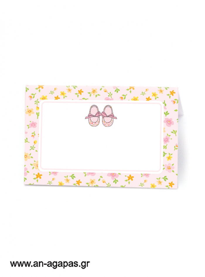 Food Labels Pink Floral - An-agapas