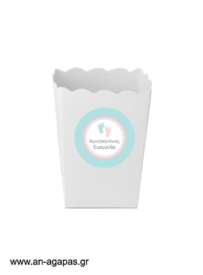 Round stickers Happy Feet - An-agapas