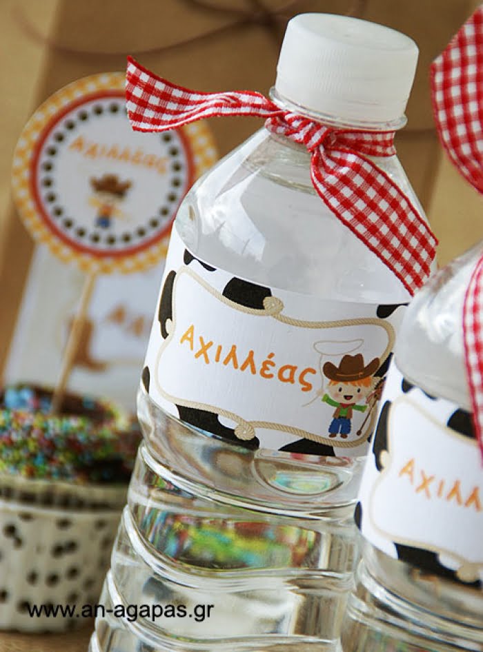 Water Label Cowboy - An-agapas