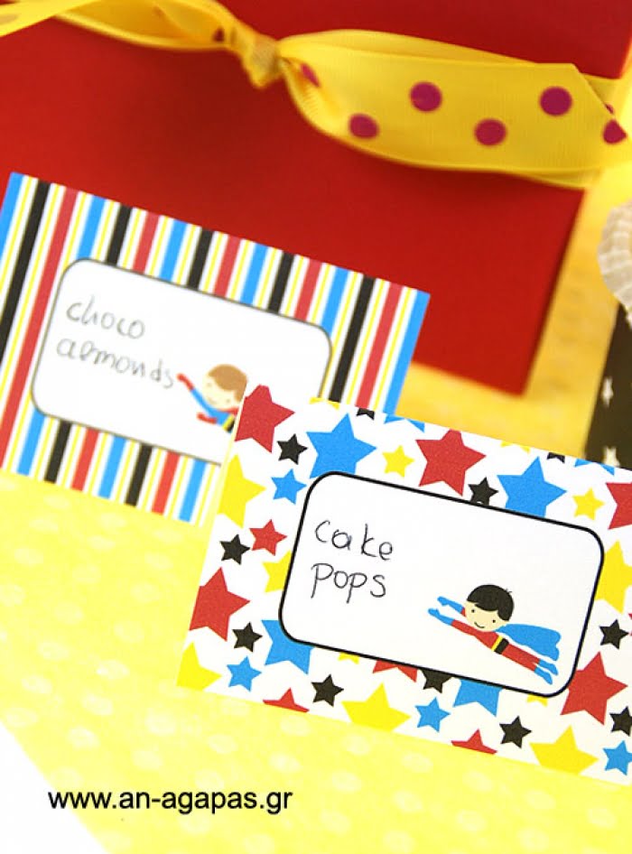 Food Label Super Boy - An-agapas